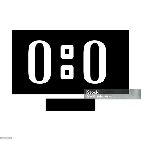 Soccer Scoreboard Icon Simple Illustration Of Soccer Scoreboard Vector