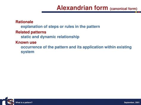 Talk Outline Pattern Origins And History Definition Properties Ppt