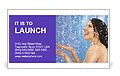Refreshing Shower Business Card Template Design ID 0000016185