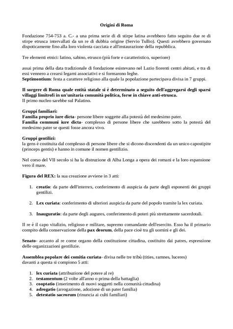 Storia Del Diritto Romano Docsity