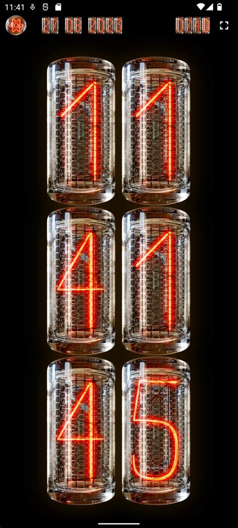 Glass Nixie Tube Digital Clock Apk For Android Download