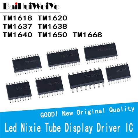 10pcslot Tm1618 Tm1620 Tm1637 Tm1638 Tm1640 Tm1650 Tm1668 Smd New Good