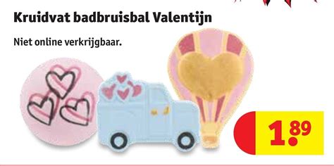 Kruidvat Badbruisbal Valentijn Aanbieding Bij Kruidvat
