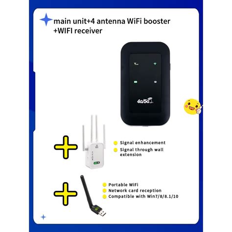 H806 Wireless Router 4G LTE 5G Mini Modem 150Mbps Mobile Broadband WiFi