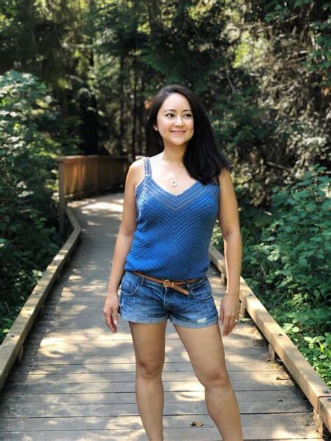Denim Chevron Crochet Tank Top Tank Top Pattern Crochet Tops Free