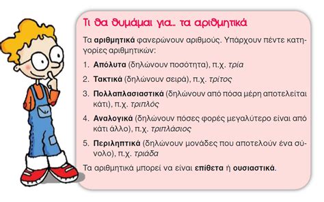 Όλα για την τάξη μου Τα αριθμητικά επίθετα Teaching School Hacks Words