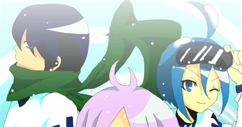 イナズマイレブン 【イナズマ】白恋中 吹雪＆喜多海＆烈斗 玲香名前変更のイラスト Pixiv