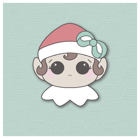 Girly Elf Face 2022 Cookie Cutter Sweetleigh