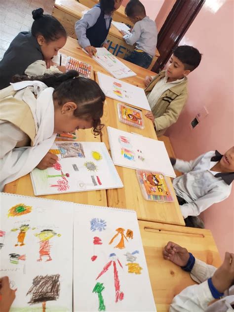 مؤسسة الرعاية النفسية التنموية تنظم نشاطًا ترفيهيًا وورش رسم دعم نفسي