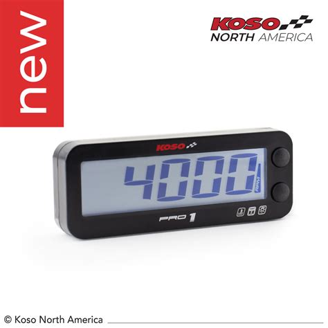 Pro 1 Rpm And Temperature Meter Koso North America