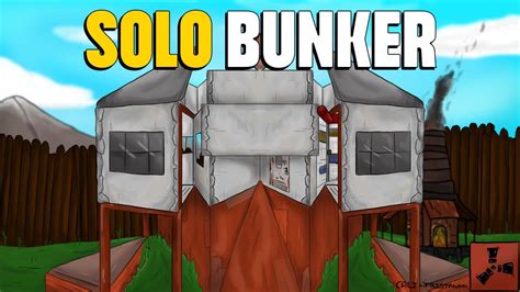 I Built The Most Perfect Solo Bunker Base In Rust YouTube