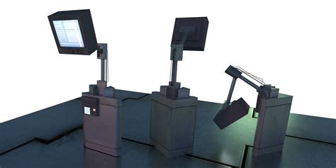 3d Model Modular Electronics Scenery Props Environment Pack Sci Fi Vr Ar Low Poly Animated