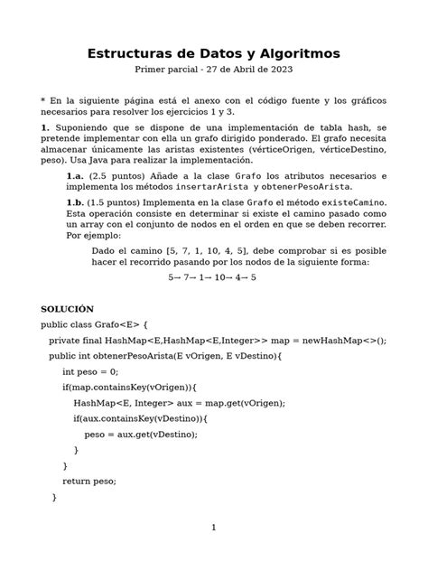 2022 Parcial 1 Solucion Pdf Java Lenguaje De Programación