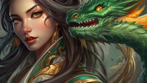 Premium Photo A Dragon Trainer Warrior Woman With Her Dragon