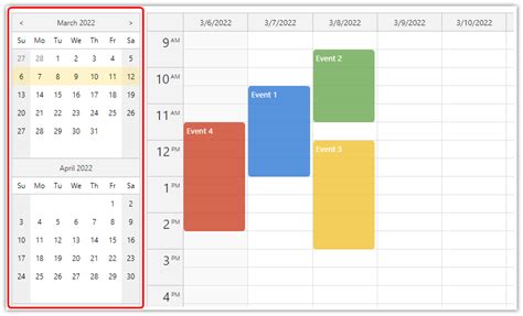 react weekly calendar component tutorial open source date picker