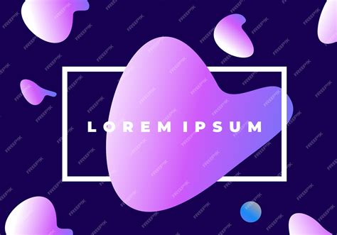 Premium Vector Colorful Geometric Background Purple Elements With Fluid Gradient Dynamic