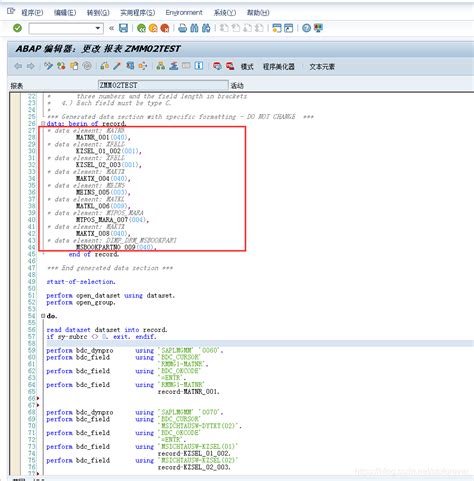 sap abap初体验11之再看bdc批导 abap bdc csdn博客