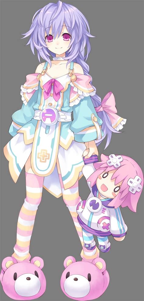 Tsunako Choujigen Game Neptune Kami Jigen Game Neptune V Pururut Thighhighs Transparent Png