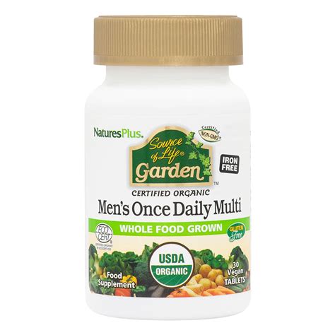 Source Of Life® Garden Mens Once Daily Multivitamin Tablets What To Take