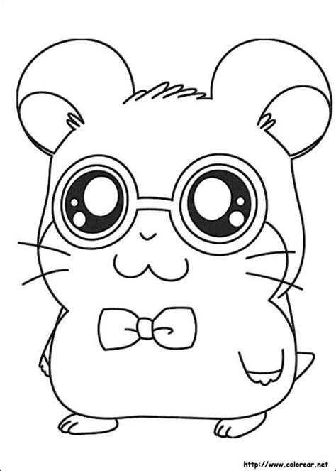 Dibujos Para Colorear De Hamtaro