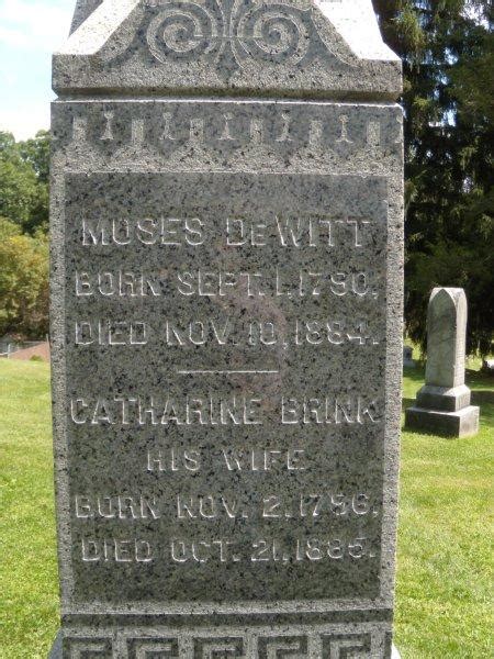 Moses W Dewitt 1790 1884 Find A Grave Memorial