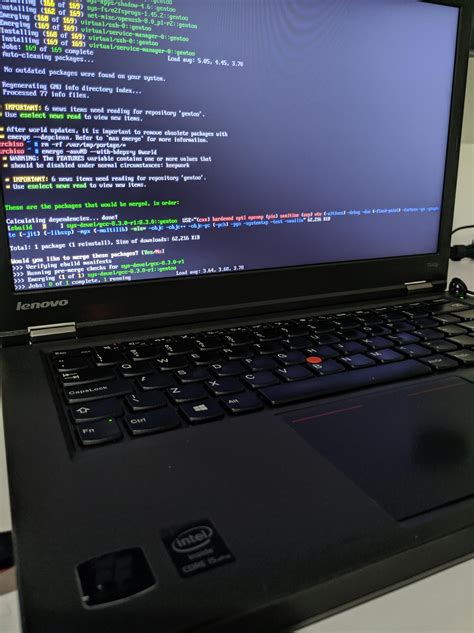 Installing Gentoo On My New T440p R Thinkpad