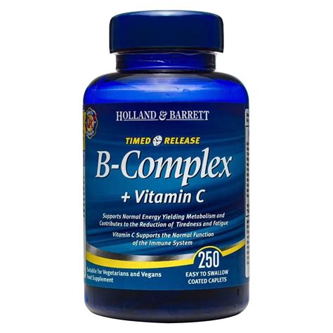 Buy Holland & Barrett Vitamin B Complex plus Vitamin C Timed Release ...