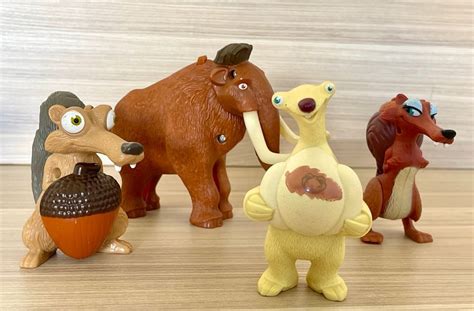 A Era Do Gelo Bonecos Miniaturas Colecionador Ice Age Toys Brinquedo