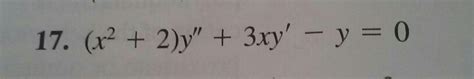 Solved In Problems Find Two Power Series Solutions Of Chegg Com