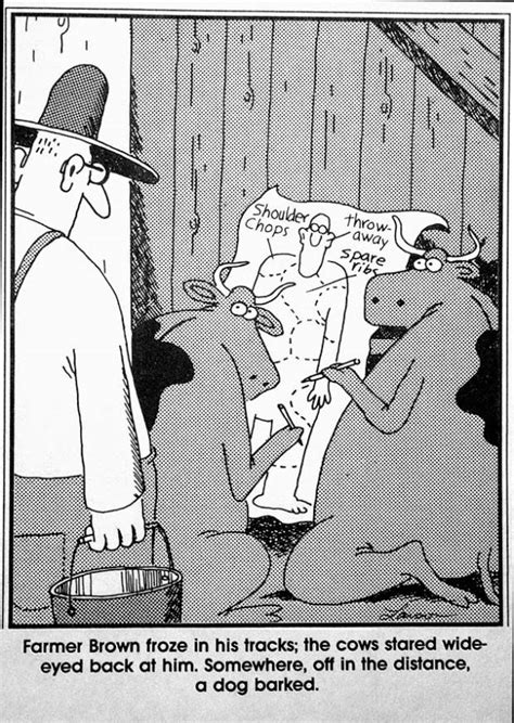 Gary Larsons 10 Funniest Far Side Comics About Cows