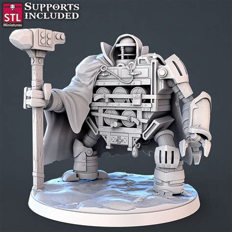 Large Construct A Constructor Set Stl Miniatures 28mm Dnd Miniatures