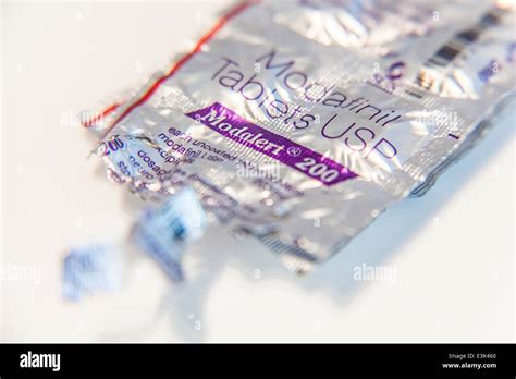 Modafinil Or Modalet Tablets Stock Photo Alamy