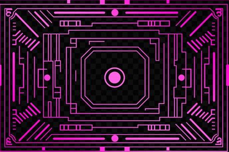 中央にピンクの円がある正方形のピンクと黒の抽象画像 プレミアムpsdファイル