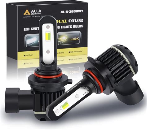 Amazon Alla Lighting 5200lm 9145 H10 LED Switchback Fog Lights