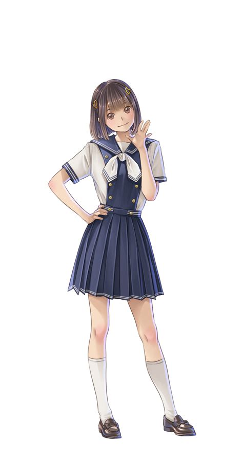 The Big Imageboard Tbib 1girl Blue Sailor Collar Bob Cut Brown Eyes