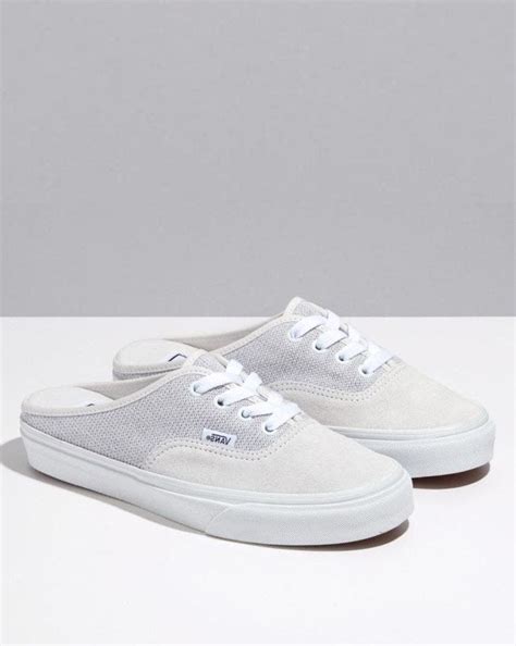 Shop Vans Authentic Mule In Neutrals And Grey
