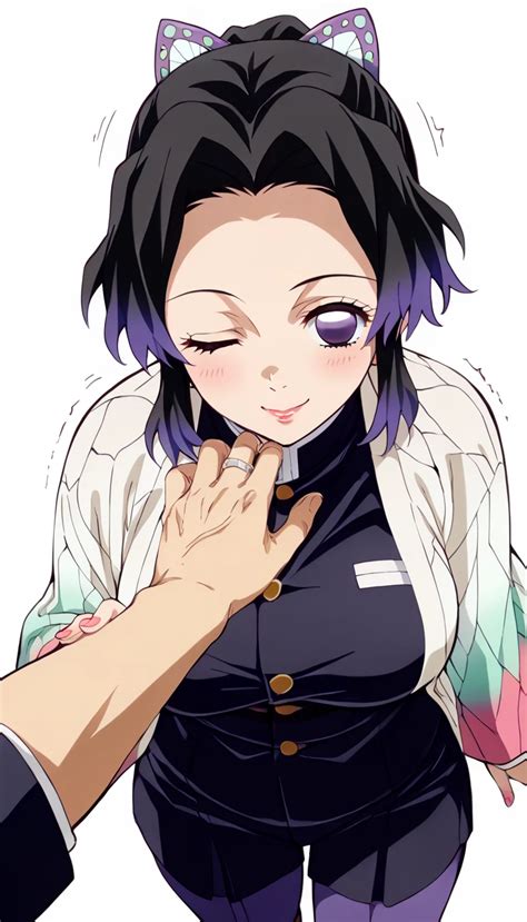 Shinobu Kocho Shinobu Kocho Demon Slayer Pantyhose Black Hair Seaart Ai