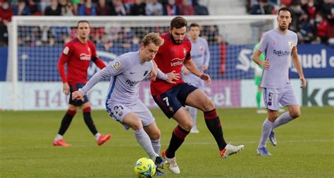 A la pause le FC Barcelone déçoit face à l Osasuna