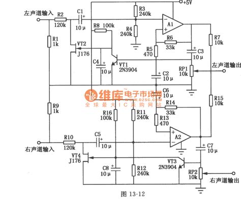 Audio Frequency Agc Amplification Circuit Amplifier Circuit Circuit Diagram