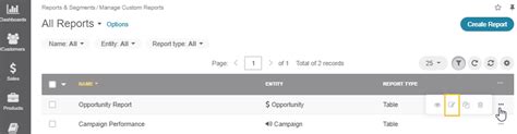 use custom reports orocommerce orocrm and oroplatform documentation