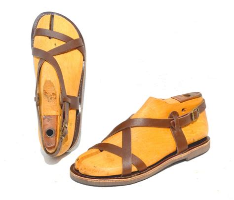 Handmade Roman Grecian Leather Sandals Etsy