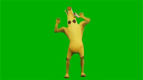 Dancing Banana Green Screen Video No Copyright L Cartoon Fruit Green