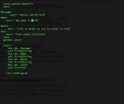 i m getting an error message need help lab1 asm