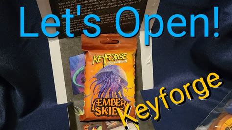 Lets Open Keyforge Aember Skies Part 2 Youtube