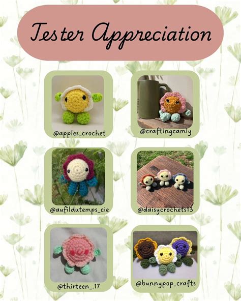 Free Crochet Pattern Tiny Flor Pal Amigurumi