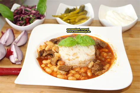Etli Kuru Fasülye tarifi Nur Mutfağı