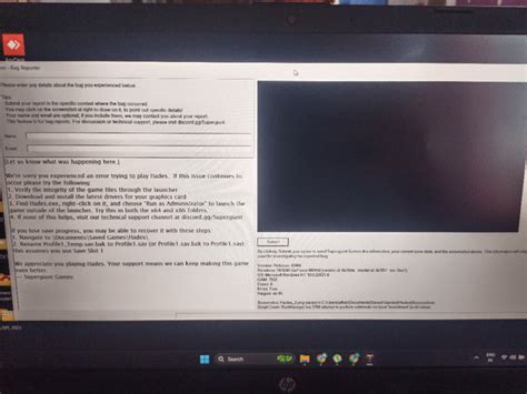Bug Report Rhadesthegame