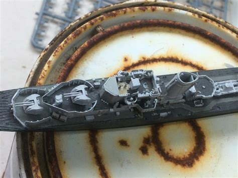 L Class Destroyer “hms Lance” Work In Progress Maritime