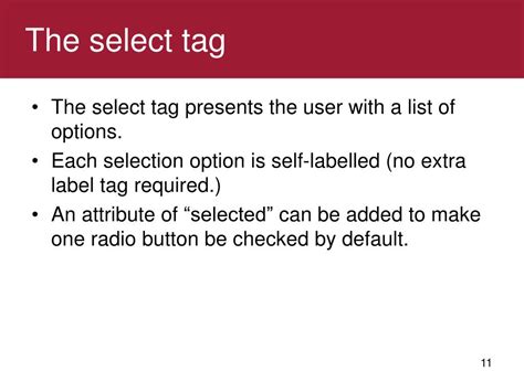 Ppt More Html Lists Anchors Input Types Powerpoint Presentation