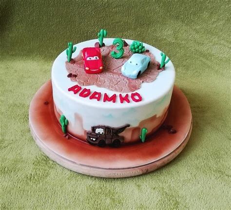 Cars Cake Decorated Cake By Moma Cakesdecor